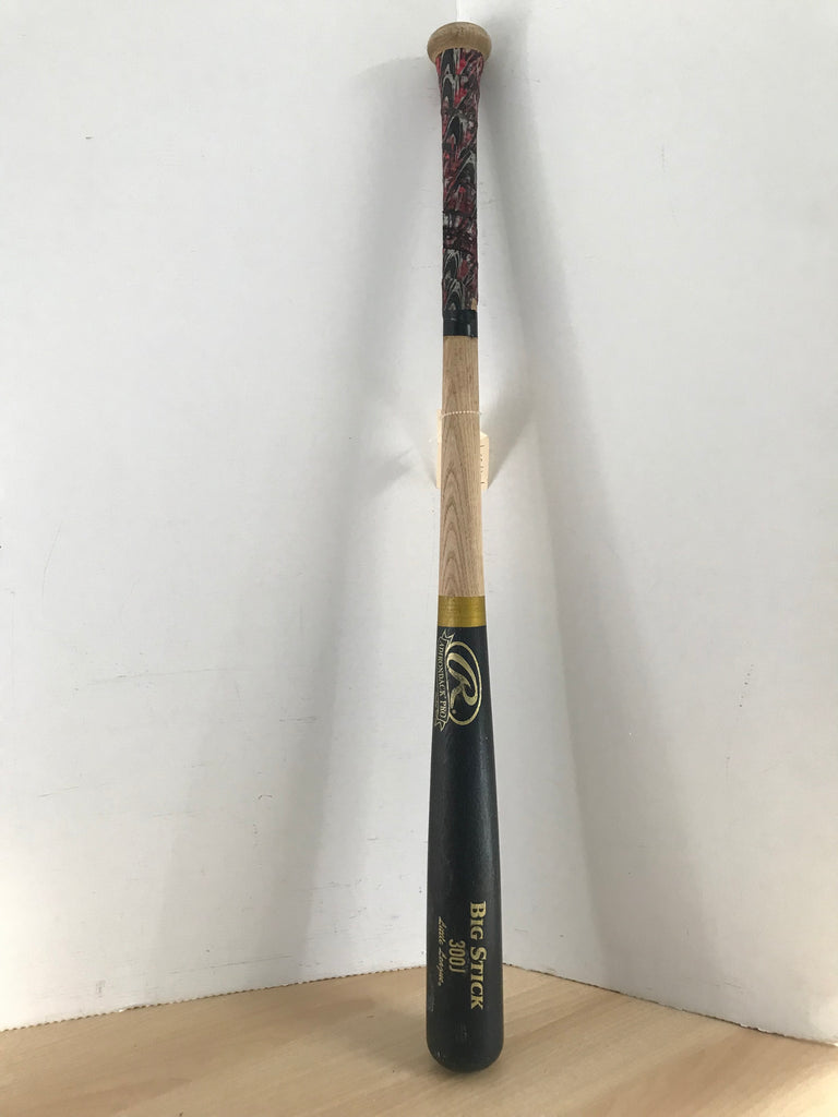 Baseball Bat 30 inch Rawlings Adirondack Pro Big Stick 300 Wood Baseba ...
